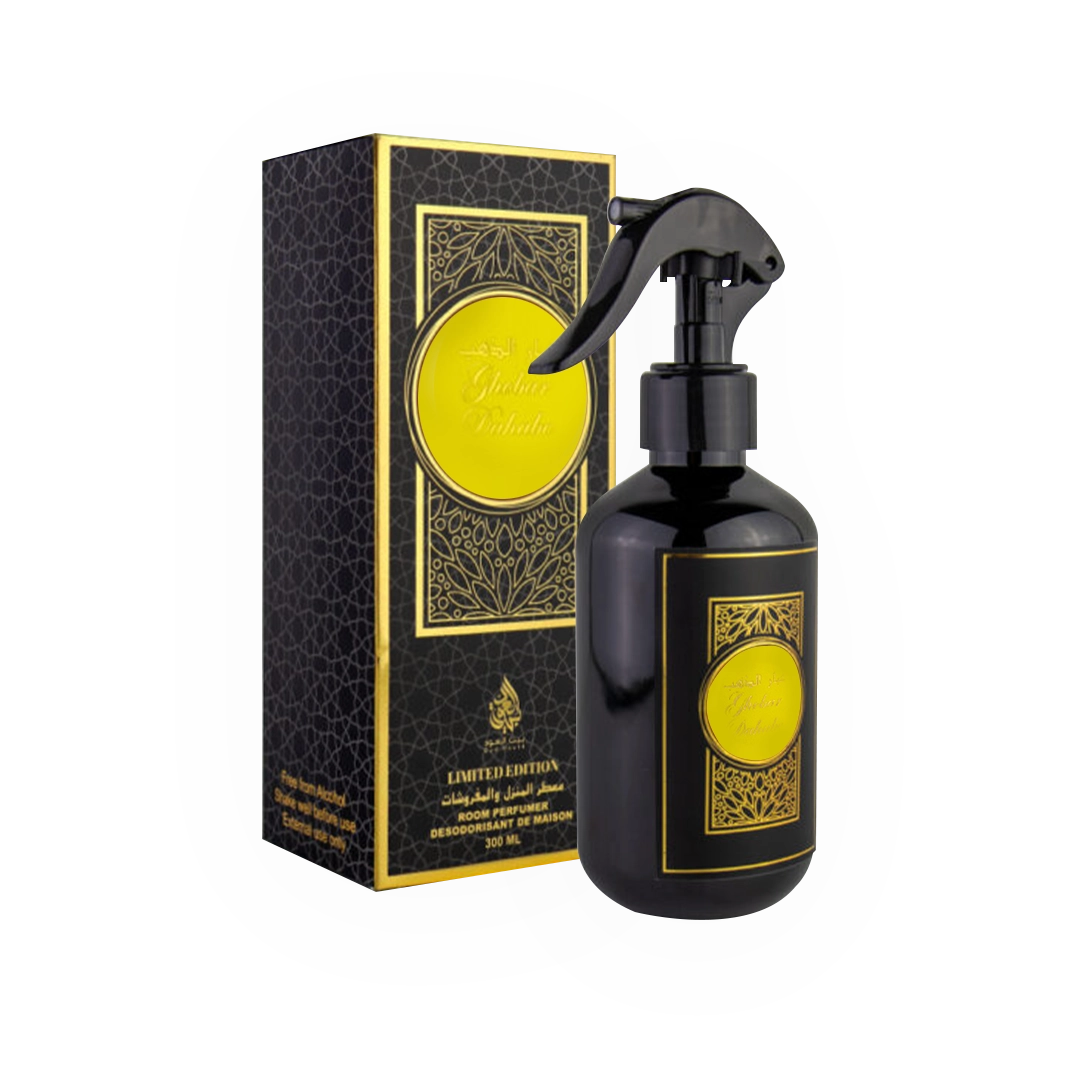 Spray textile Ghobar Dahabe 300ml - Oud House – MJ BAZAR